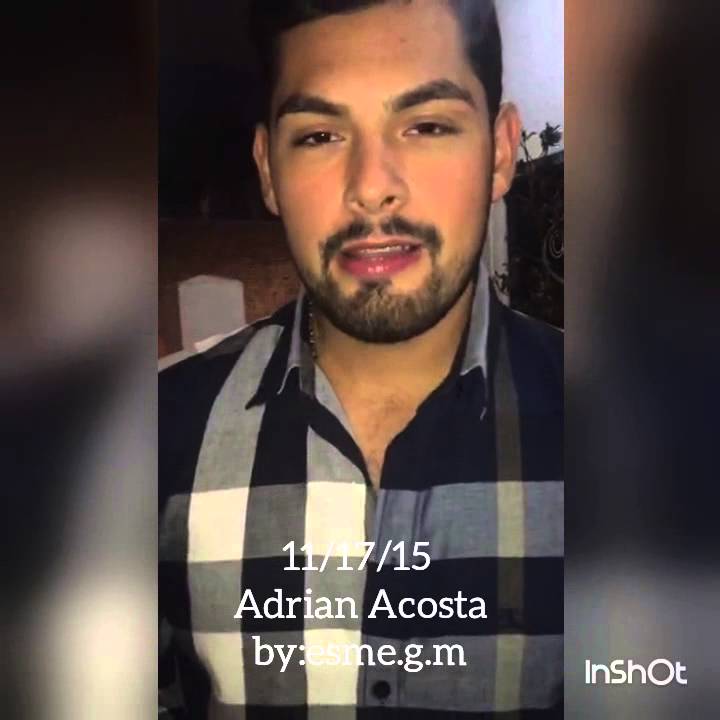 Un saludo de Adrian Acosta - YouTube