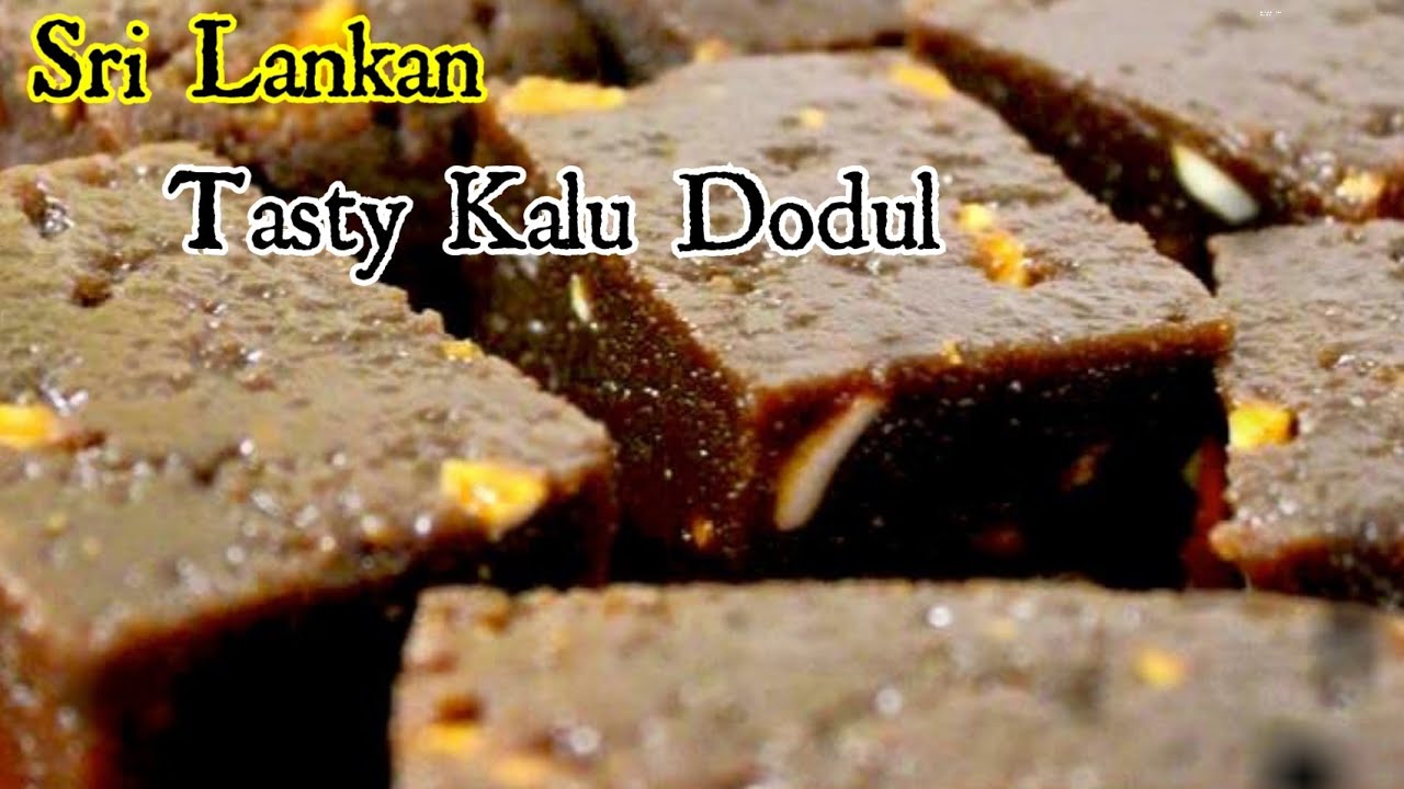 How To Make Sri Lankan Tasty Kalu Dodul Recipe at home || Coconut milk ...