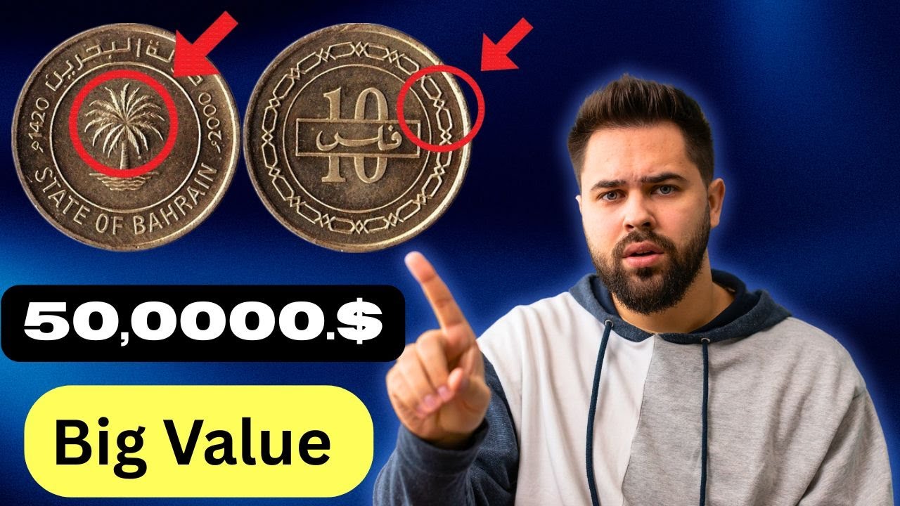 The Gold Bahrain 10 Fils Coin ( Worth $1 Million) 24-Karat Gold Coin ...
