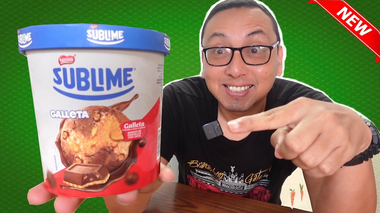 NUEVO HELADO SUBLIME GALLETA - MI OPINION ! - YouTube
