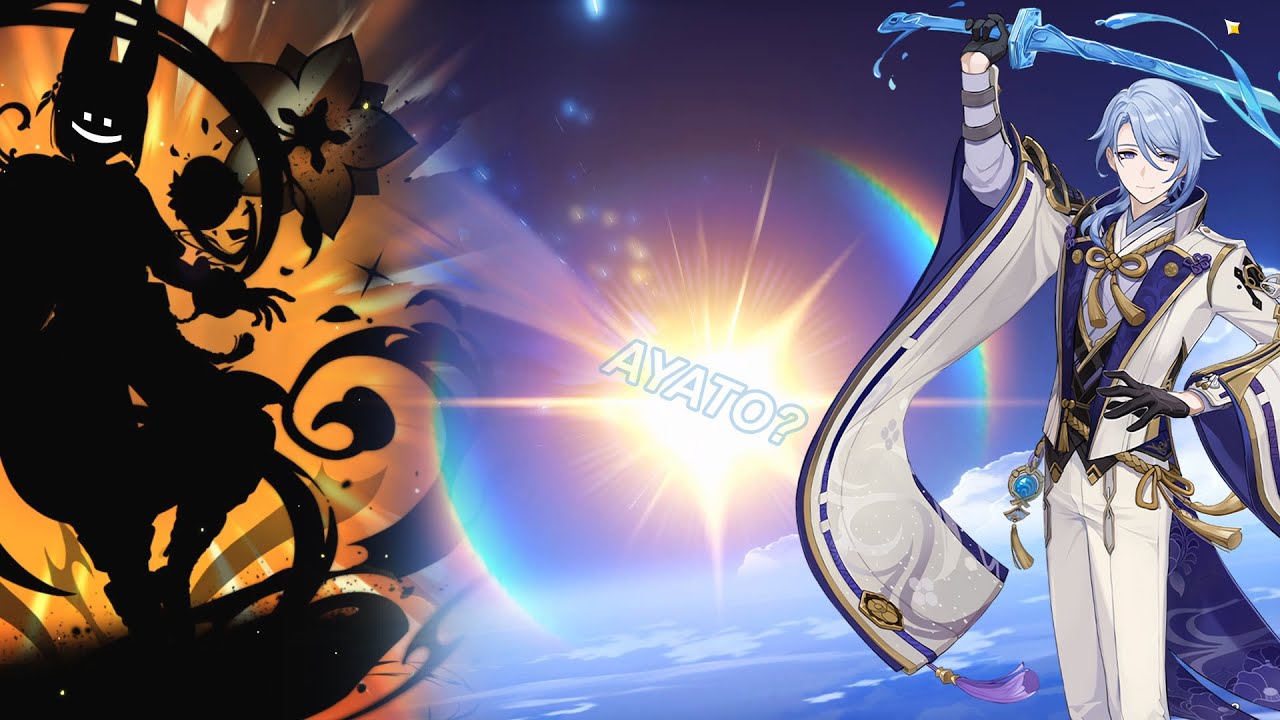 Ayato pull & leveling up (R1 Blacksword + 4PC Gladiator DMG Test) - YouTube