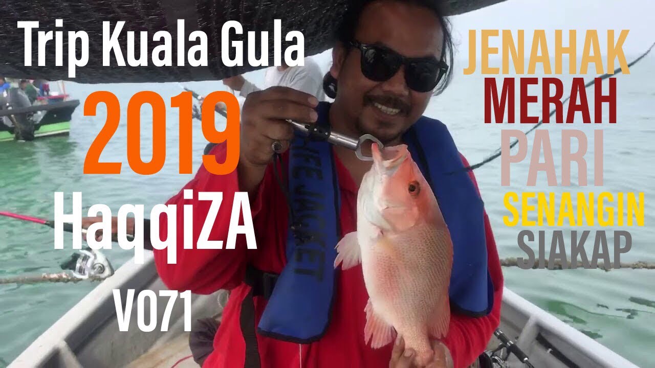 [AKIFISH] TRIP MEMANCING KUALA GULA 2019 IKAN SIAKAP+JENAHAK+MERAH+PARI ...