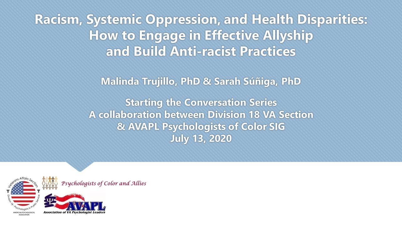 Racism, Systemic Oppression, and Health Disparities - YouTube