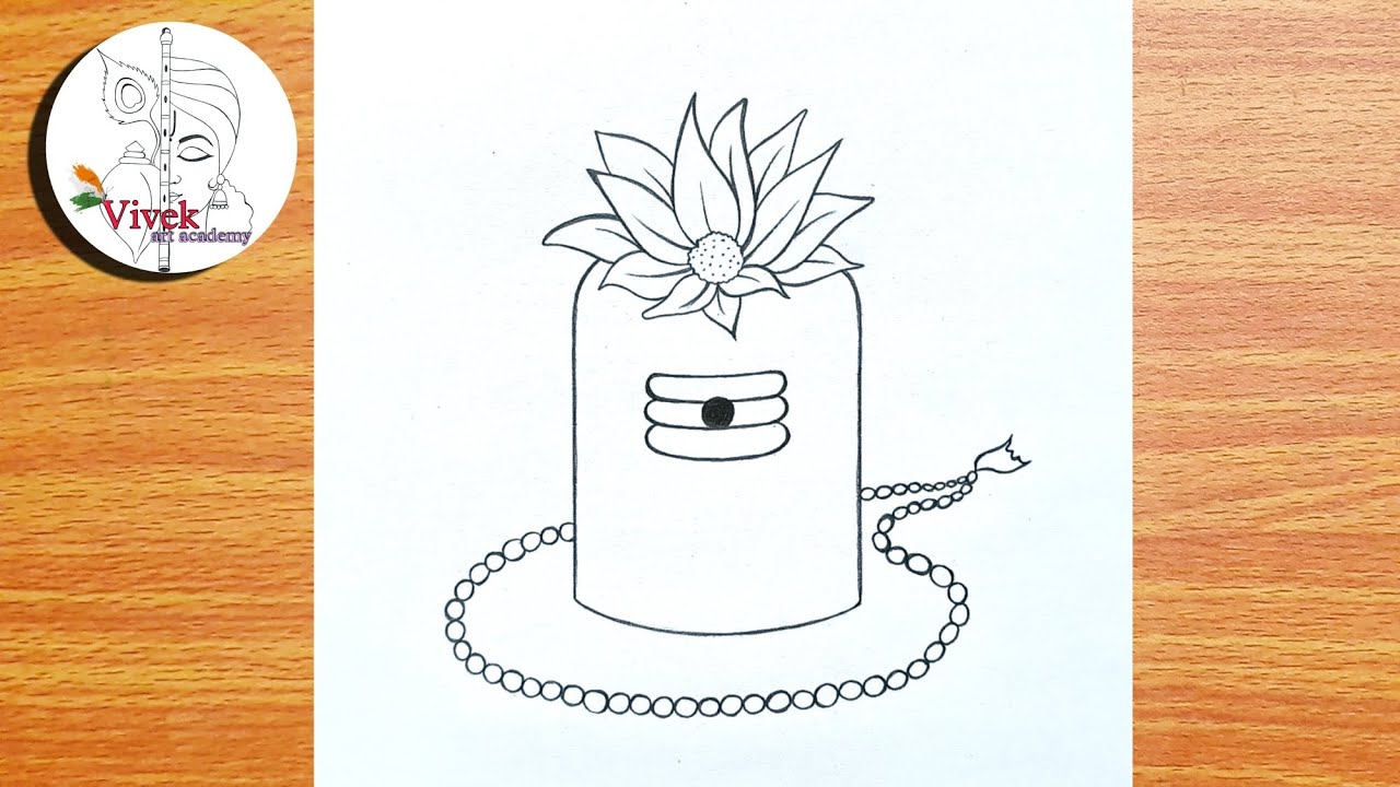 Shivling Drawing Easy (Step by Step) for Beginners, How to Draw ...