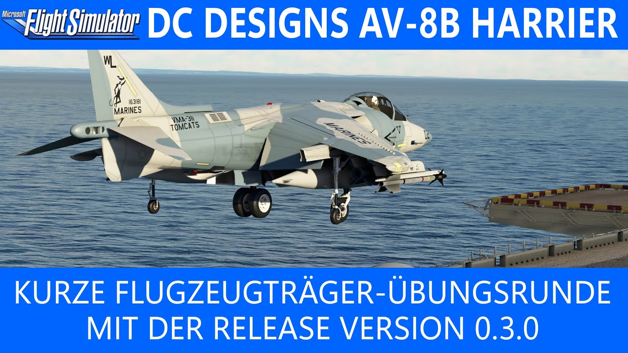 AV-8B Harrier DC Designs - Test Release Version - Flugzeugträger ...