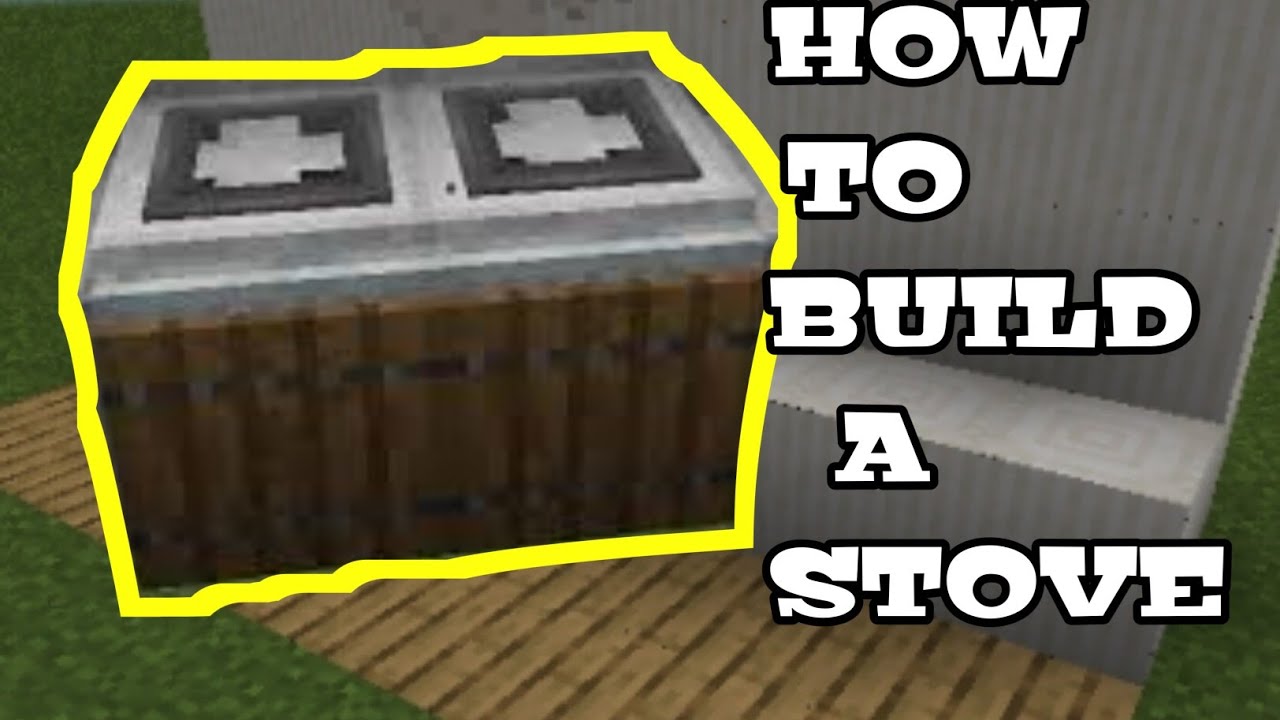 How to build a stove in mcpe - YouTube
