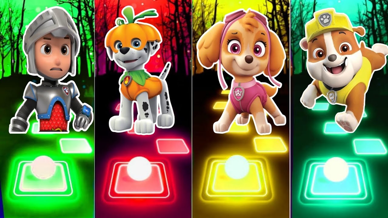 Paw Patrol :Team Ryder - Ryder 🆚 Marshall 🆚 Skye 🆚 Rubble || Tileshop ...