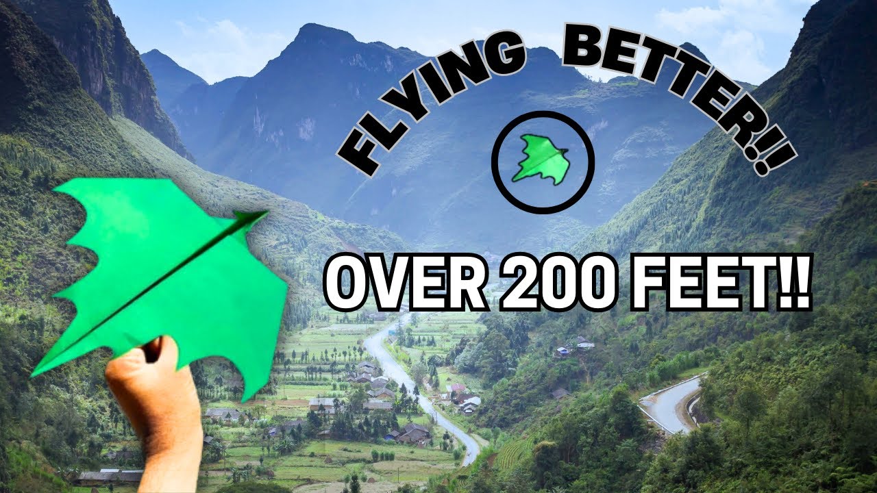 How to Make a Origami Dragon Paper Airplane Easy and Simple - YouTube