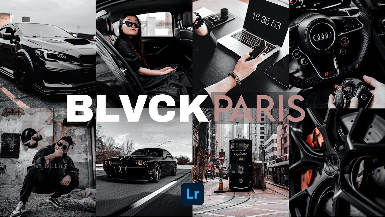 Blvck Paris Preset | Lightroom Mobile Presets DNG | Black Presets ...