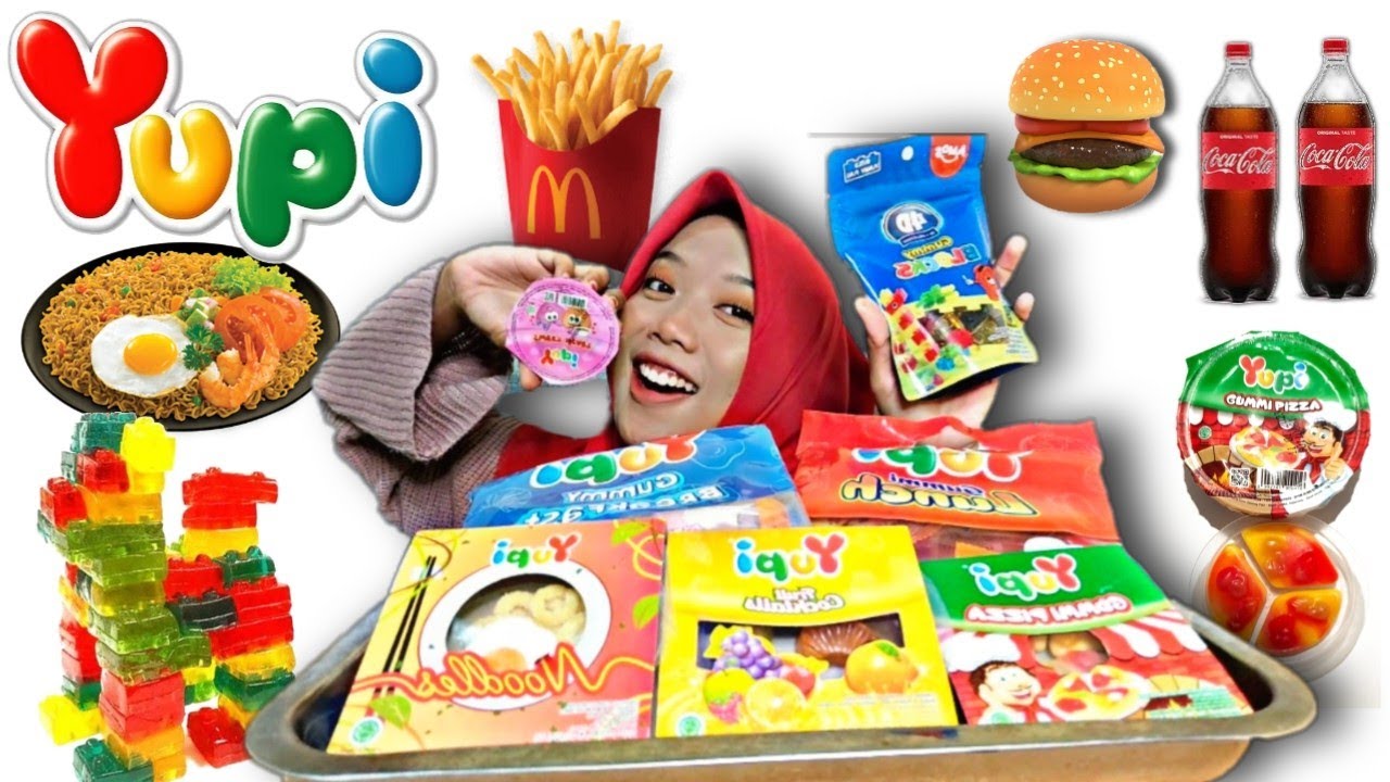 MUKBANG YUPI | YUPI PIZZA, YUPI BURGER, YUPI LEGO - YouTube