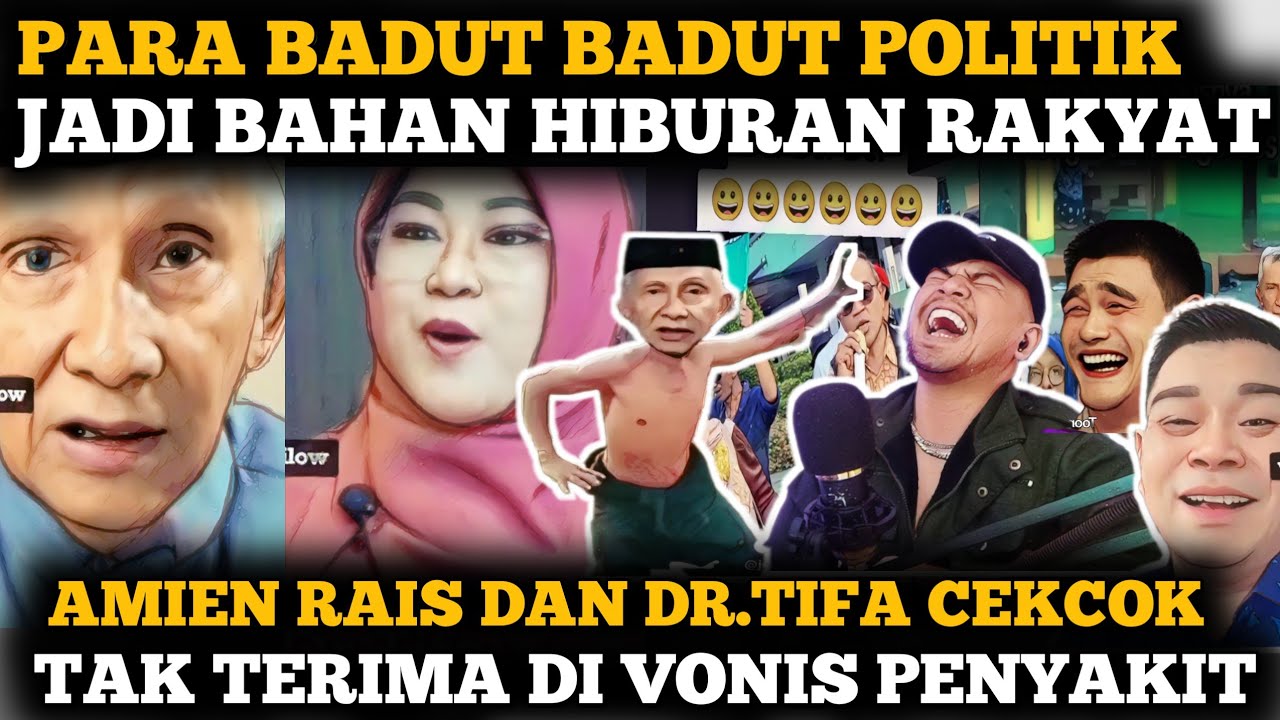 NGAKAK AMIEN RAIS DAN DR.TIFA CEKCOK TAK TERIMA DI VONIS PENYAKIT ...