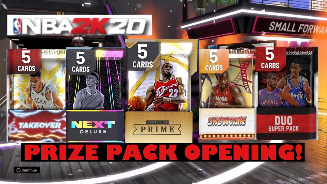 *PRIZE PACKS & PRIME LEBRON JAMES* PACK OPENING! ( NBA 2K20 MYTEAM ...