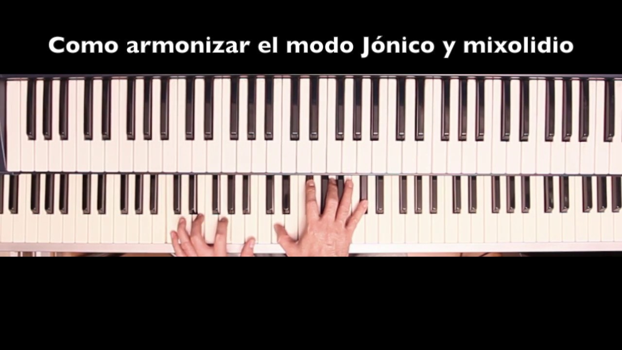 Como armonizar el modo Jónico y mixolidio - YouTube