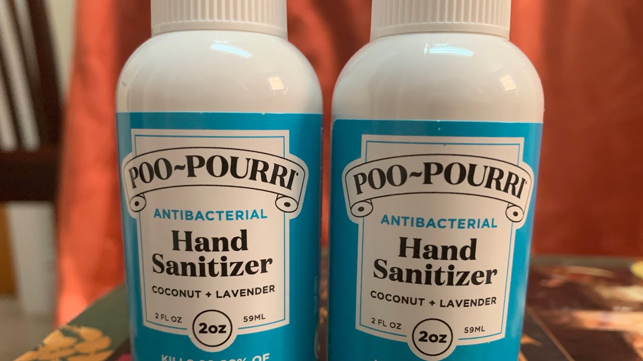 Poo-Pourri Antibacterial Hand Sanitizer Review - YouTube