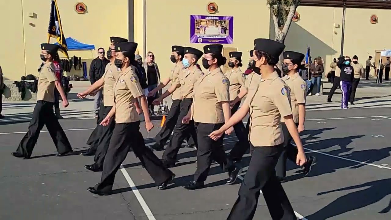 Soledad HS NJROTC Lemoore 2021 Unarmed Regulation - YouTube