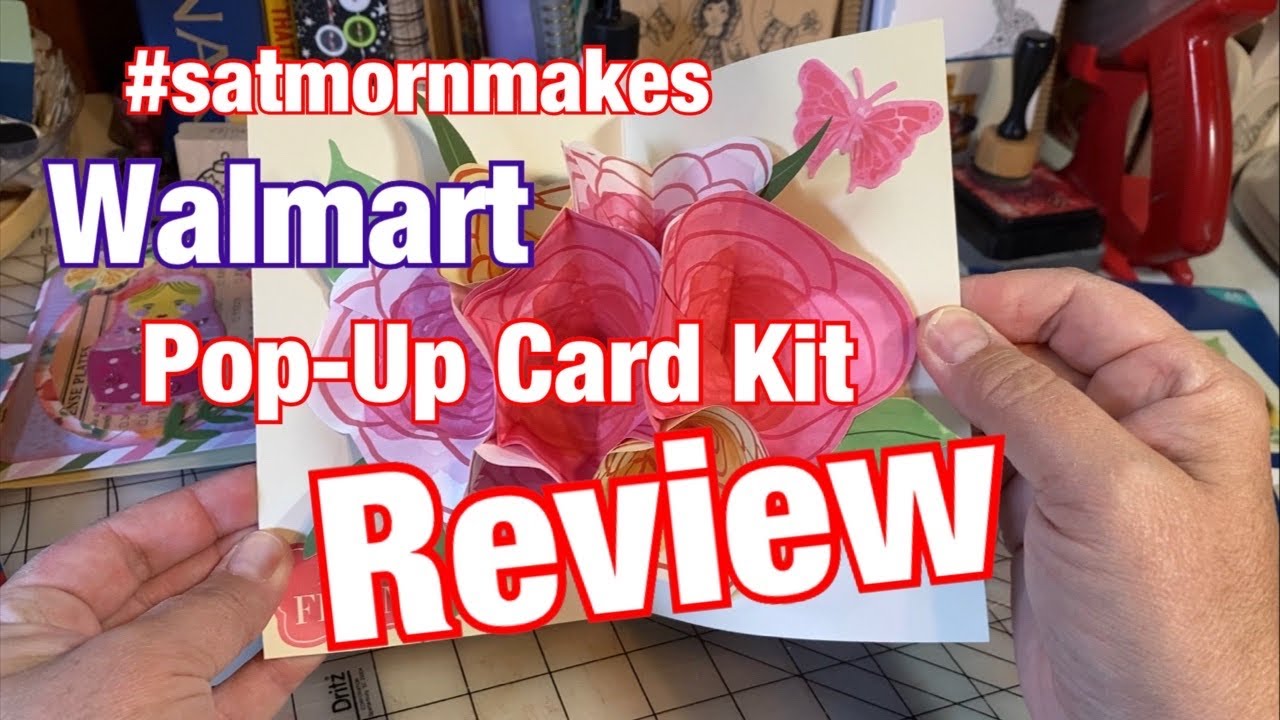 Pop-Up Card Kit Review - #satmornmakes - YouTube