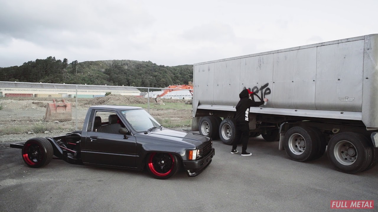 Bagged 87 Toyota Pickup