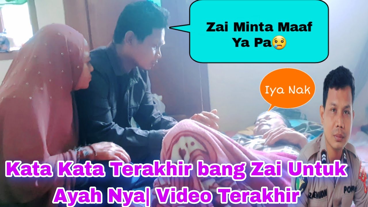 MENGSEDIH😭‼️Perpisahan Terakhir Bang Zai Polisi Ganteng dg Alm. AYAH nya Saat SAKIT Kritis 😭 ...