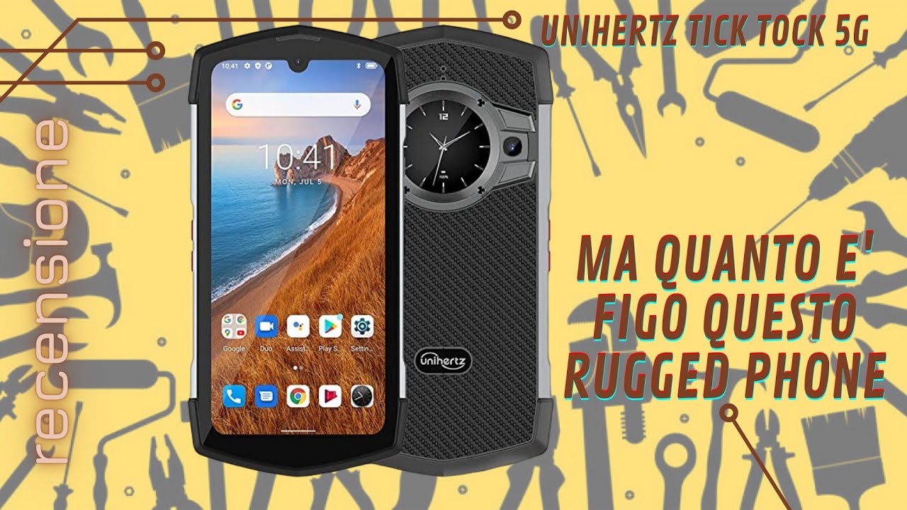 UNIHERTZ TICK TOCK - Il RUGGED Phone dal DOPPIO DISPLAY: elegante ...