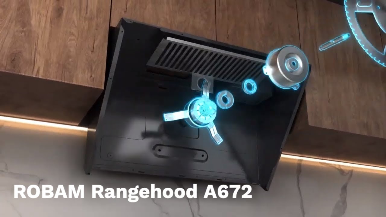 Introducing ROBAM A672 Powerful Slanted Range Hood - Ideal for Asian ...