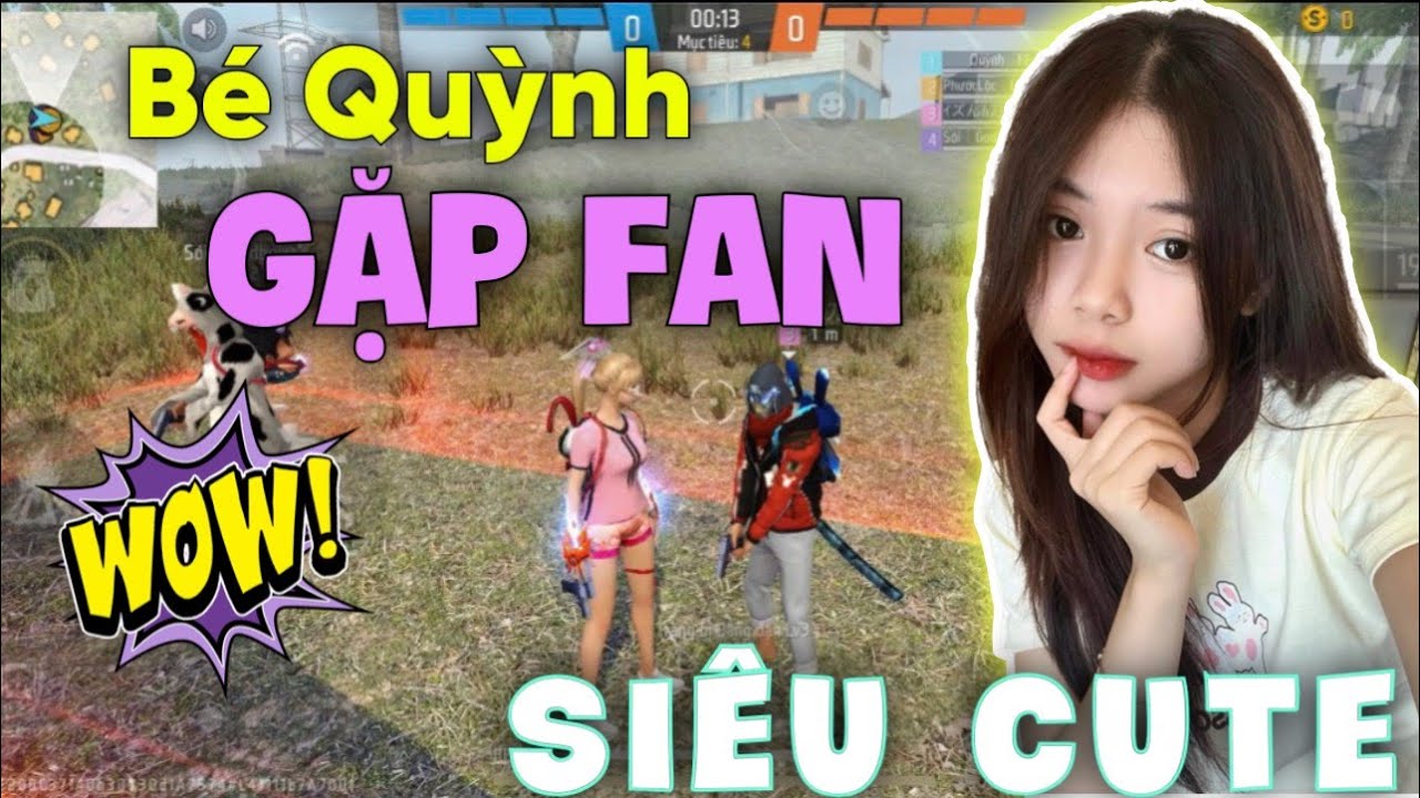 Free Fire | Bé Quỳnh Ghép Ngẫu Nhiên Gặp Bé Fan Siêu Bất Ngờ...? - YouTube