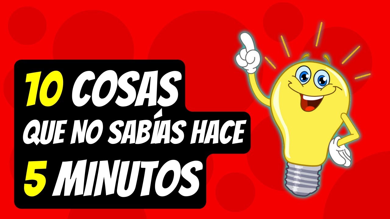 10 COSAS Que NO SABÍAS 😱 - YouTube