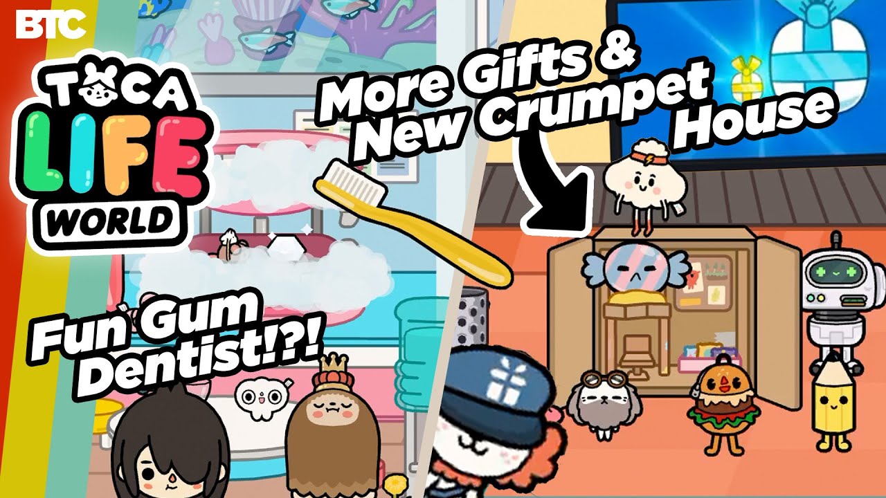 Surprise Crumpet Box House + More Gifts! Secret at Fun Gum Dentist ...