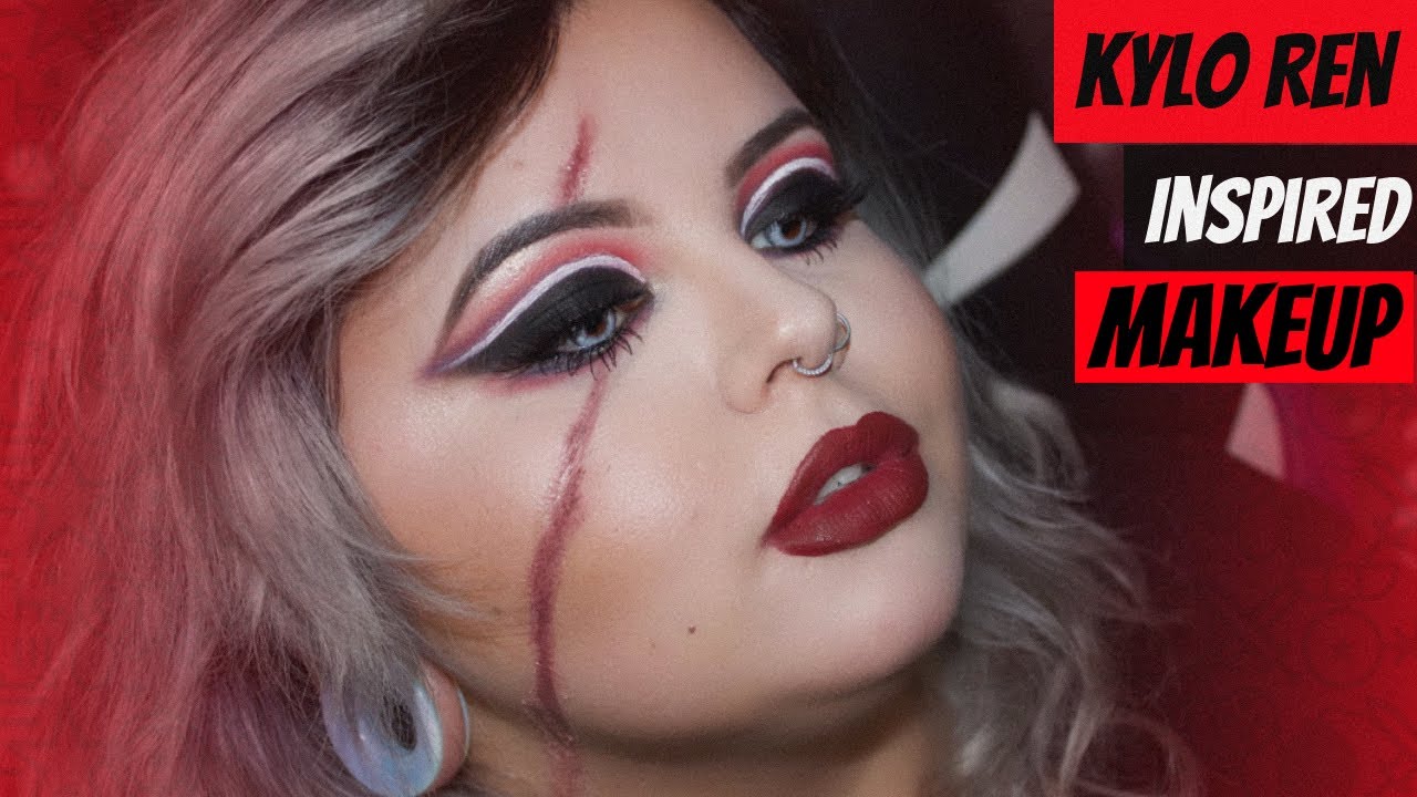 Kylo Ren Inspired Makeup - YouTube