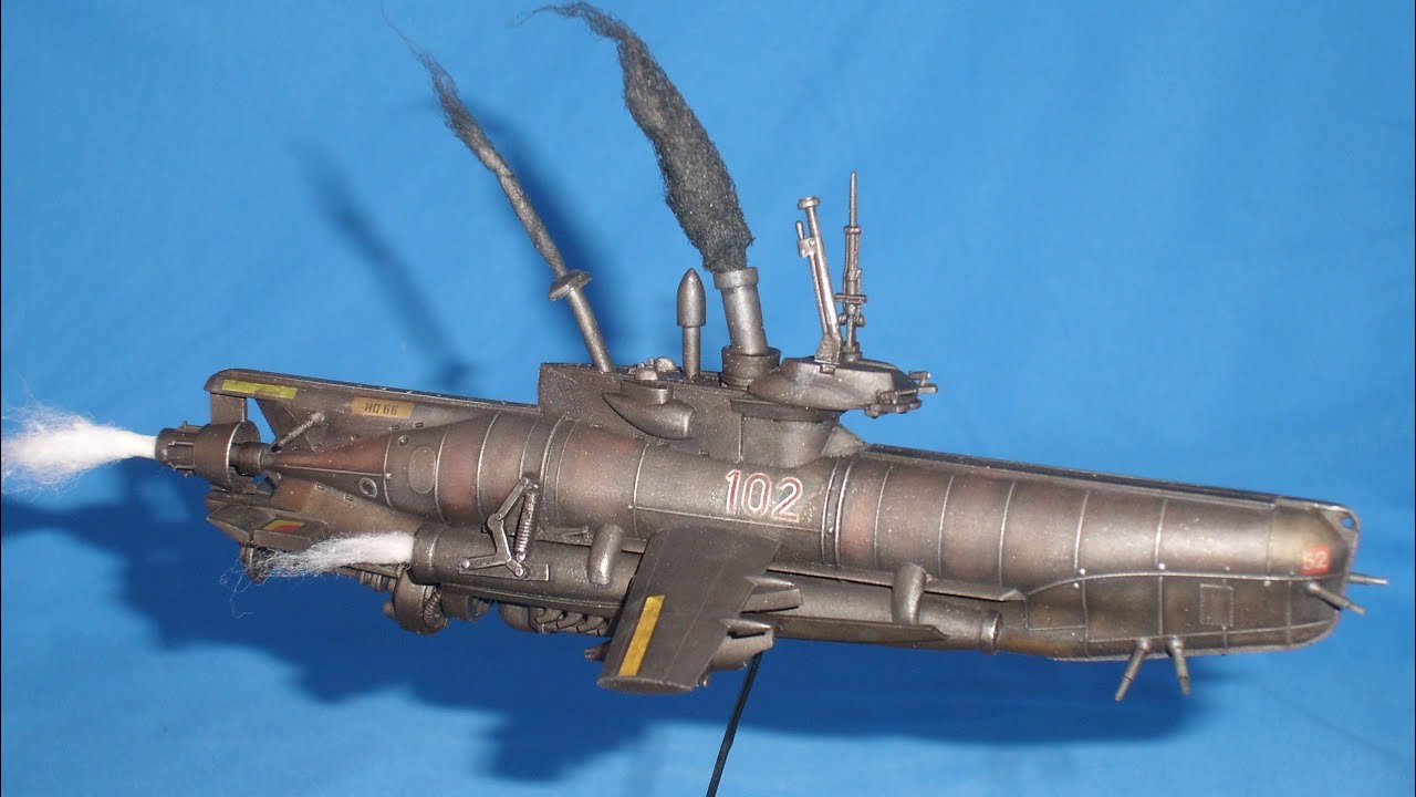Sky Shark, A Diesel Punk Ship. - YouTube