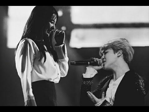 BTS Jimin and Red Velvet Seulgi moments ( from SBS super concert in Taipei ) || BTSVELVET SEULMIN