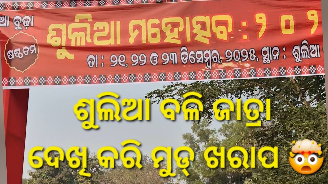 ଶୁଲିଆ famous ବଳି ଯାତ୍ରା dekhi kari ମୁଡ୍ kharp//Suliaa jatra Near ...