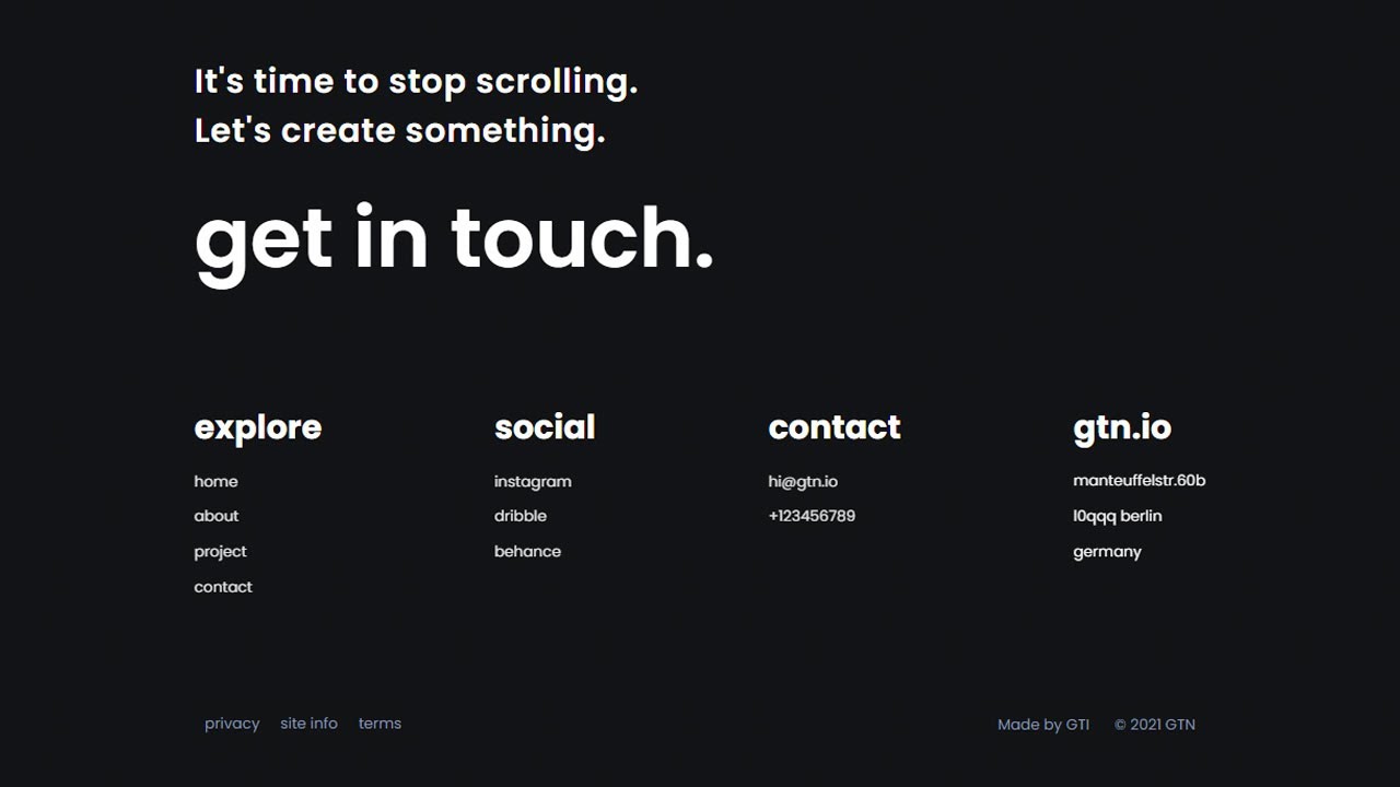 Build A Responsive Footer Only Using HTML And CSS - YouTube