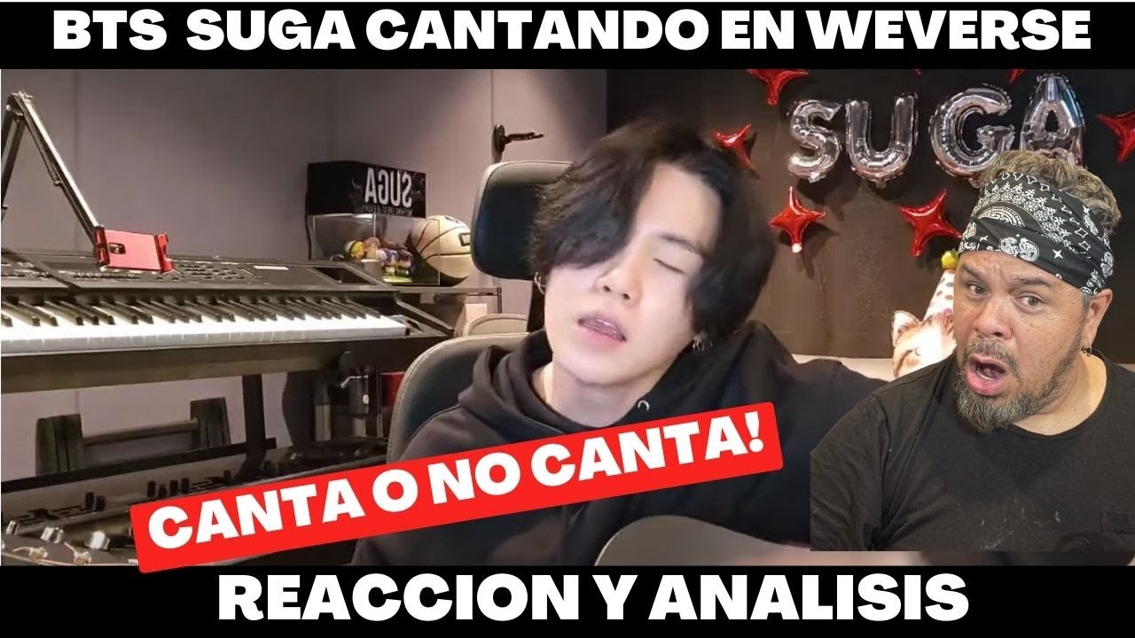 SUGA CANTANDO EN WEVERSE! CANTA O NO CANTA ?? 🤔🤔🤔🤔🤔😮😮😮 - YouTube