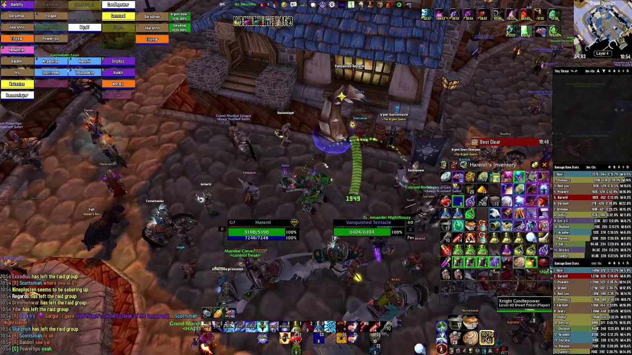 WoW Classic Mage BWL/MC (Nightslayer Anniversary) - YouTube