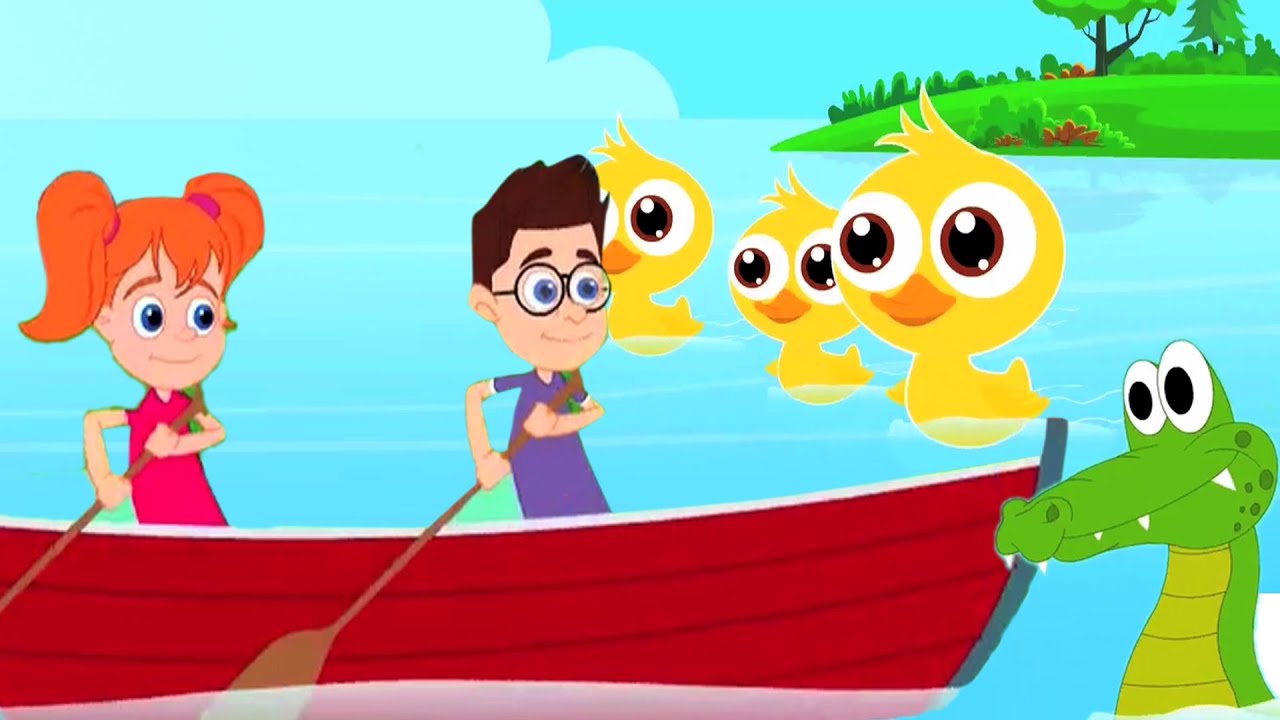 Row Row Row Your Boat | Cartoon pour les enfants | Compilation ...
