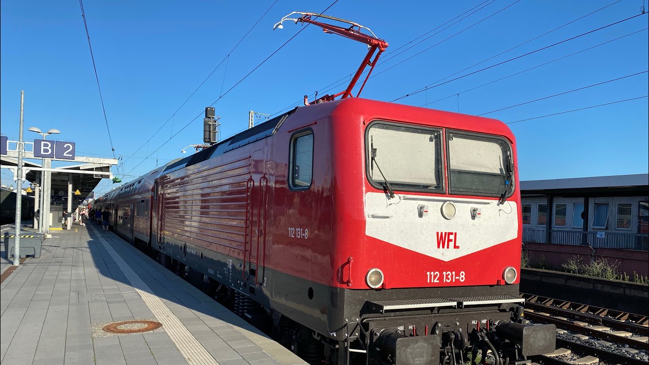 Im WFL RE80 mit Br112 & 3 DR Dostos von Würzburg Hbf nach Treuchtlingen ...
