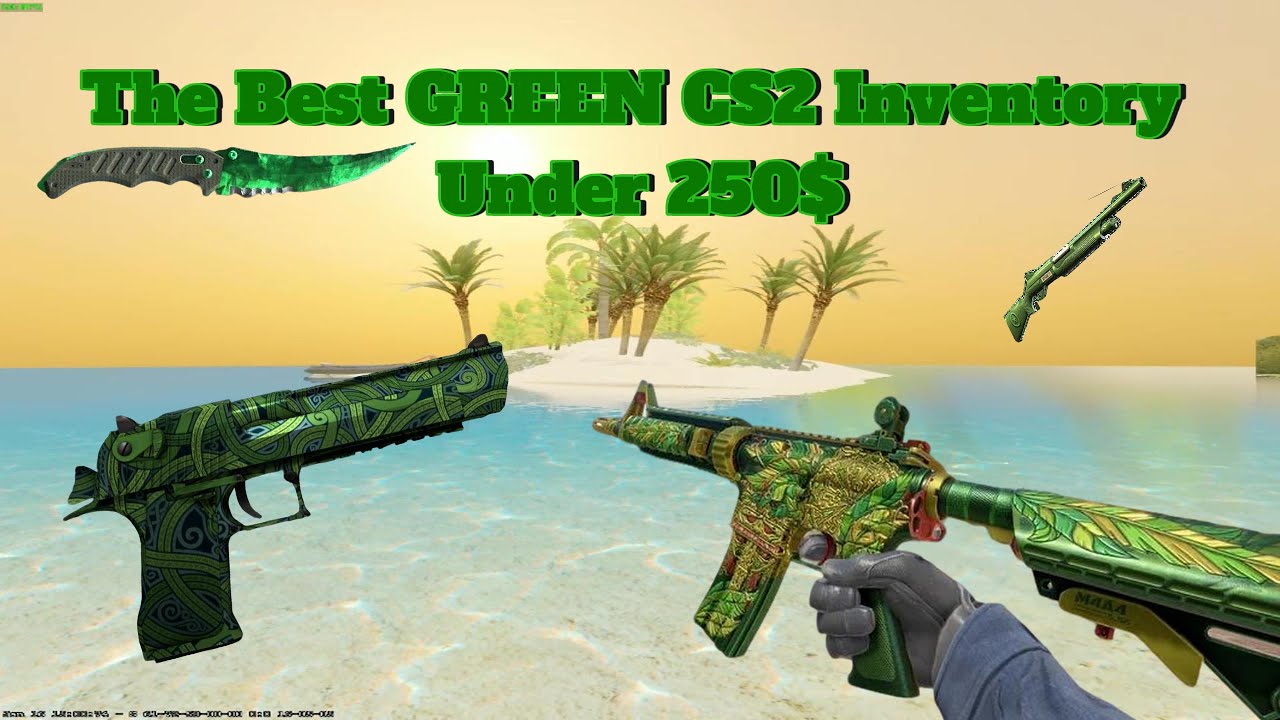 The BEST GREEN CS2 Inventory Under $500! (Full Loadout with Knife ...
