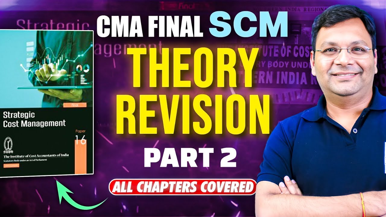 CMA Final SCM Theory Revision Part 2 | New Syllabus | All Chapters ...