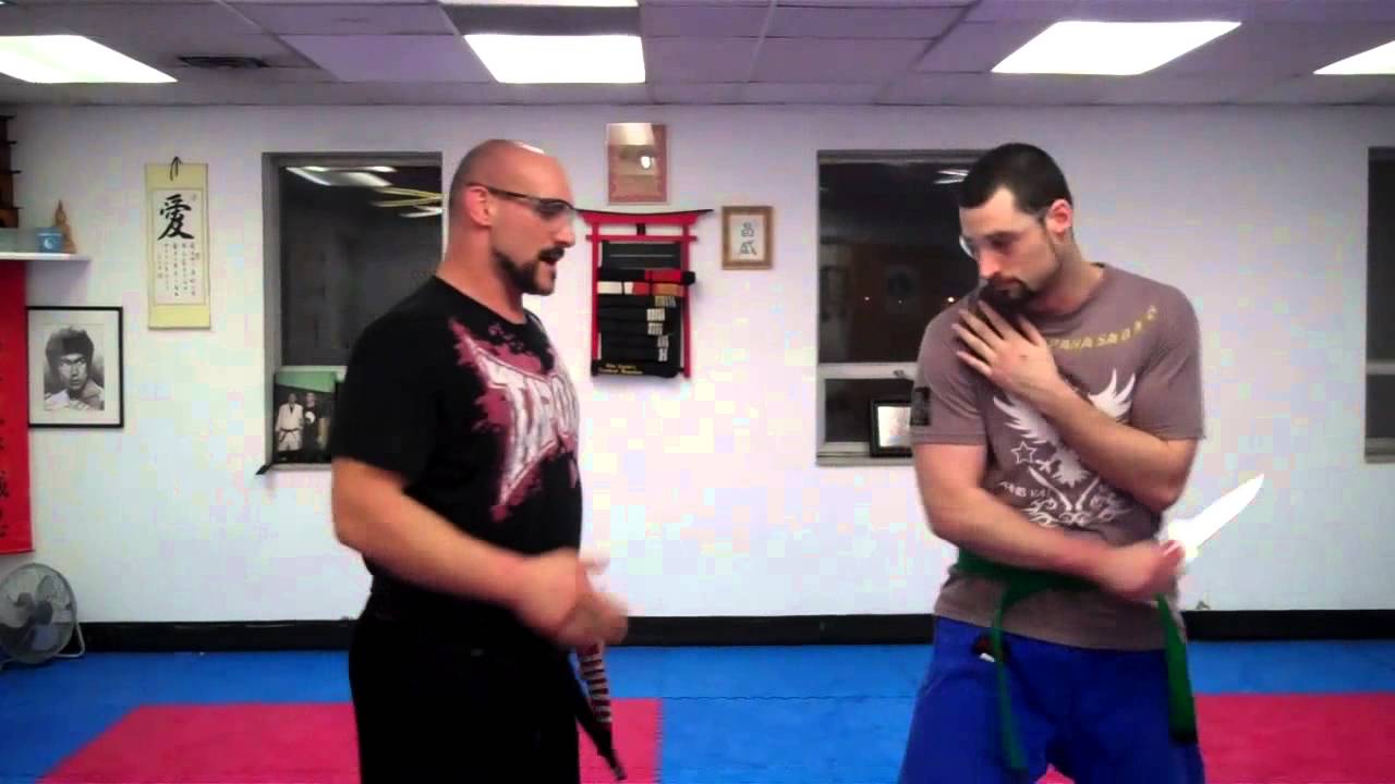 How to disarm a knife compilation - YouTube