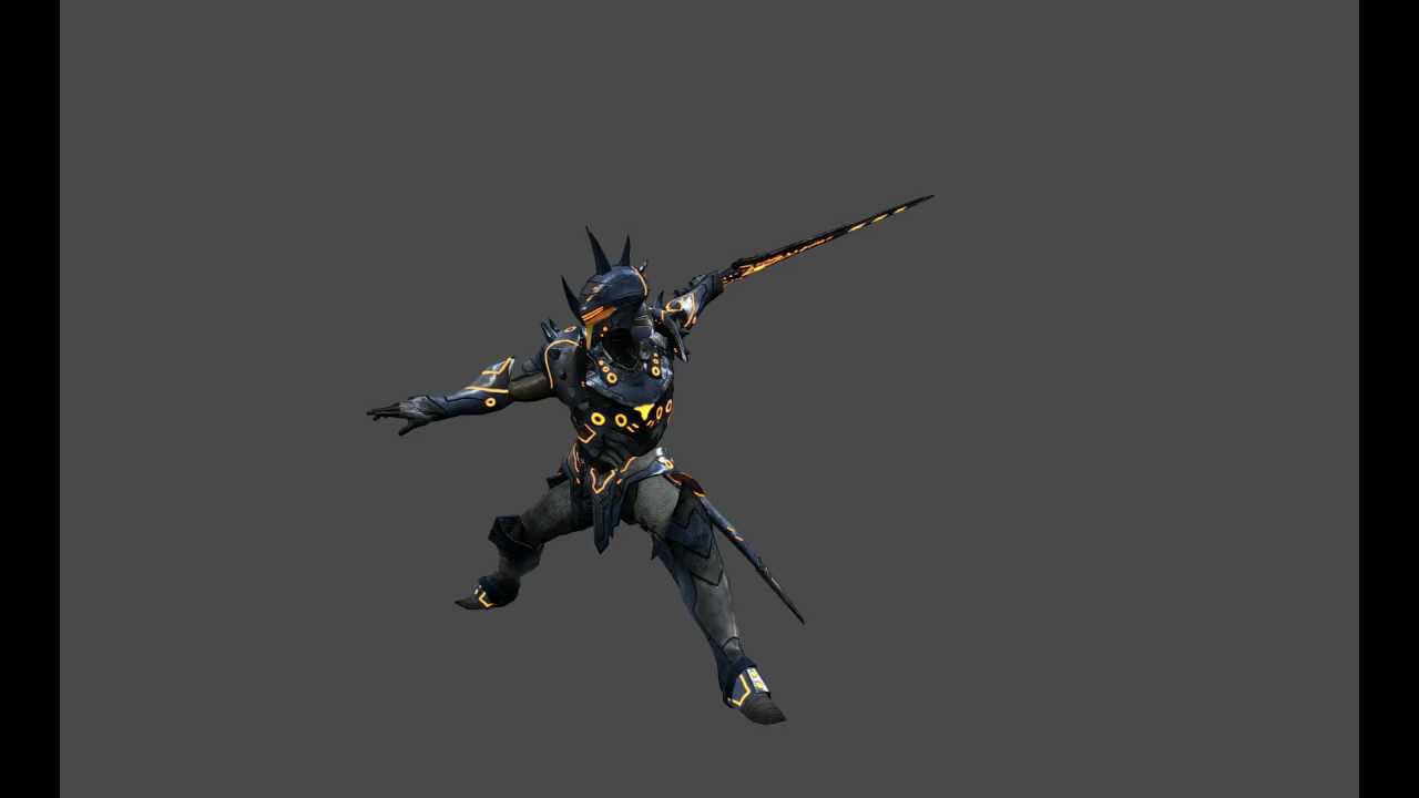 Alien Knight Character Model Turn Around.mov - YouTube