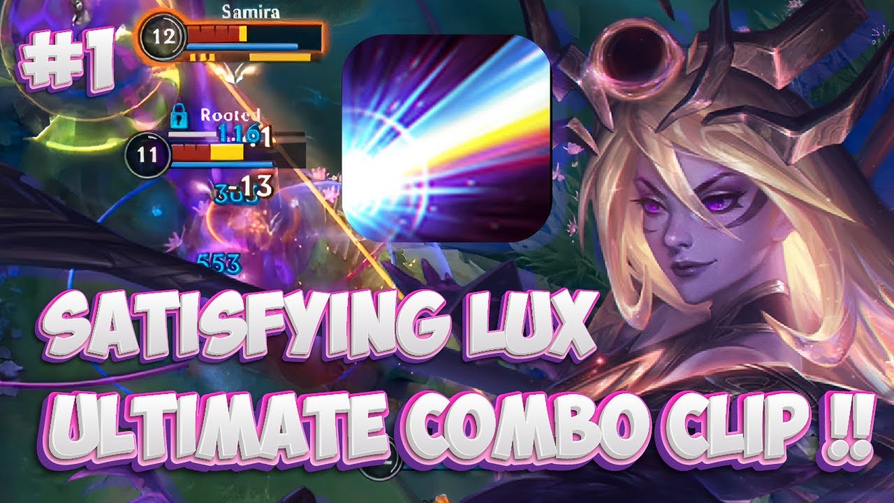 SATISFYING LUX COMBO MONTAGE / CLIP #1 // LEAGUE OF LEGENDS WILD RIFT ...