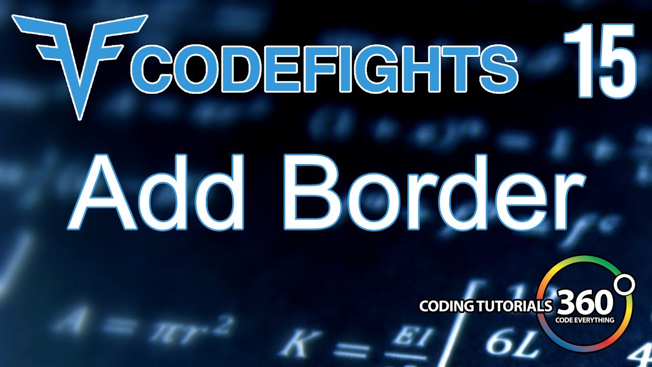 Add Border Codefights Intro Algorithm Javascript Solution And 7618