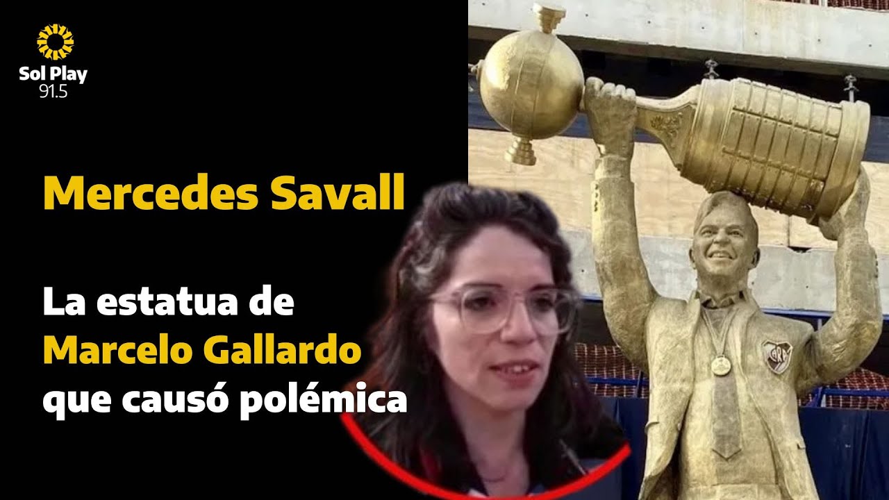 Mercedes Savall | La estatua de Marcelo Gallardo que causa polémica y ...