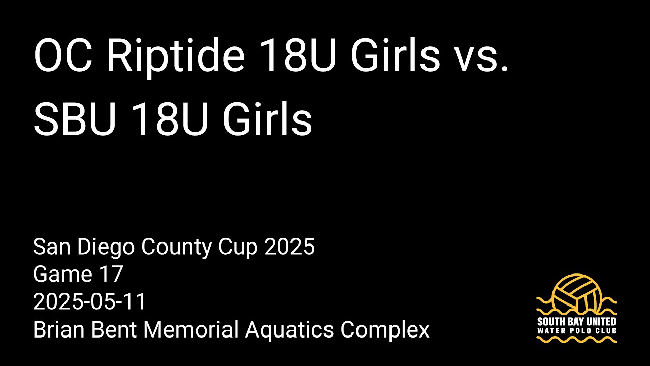 OC Riptide v. South Bay United, Game 17 - YouTube