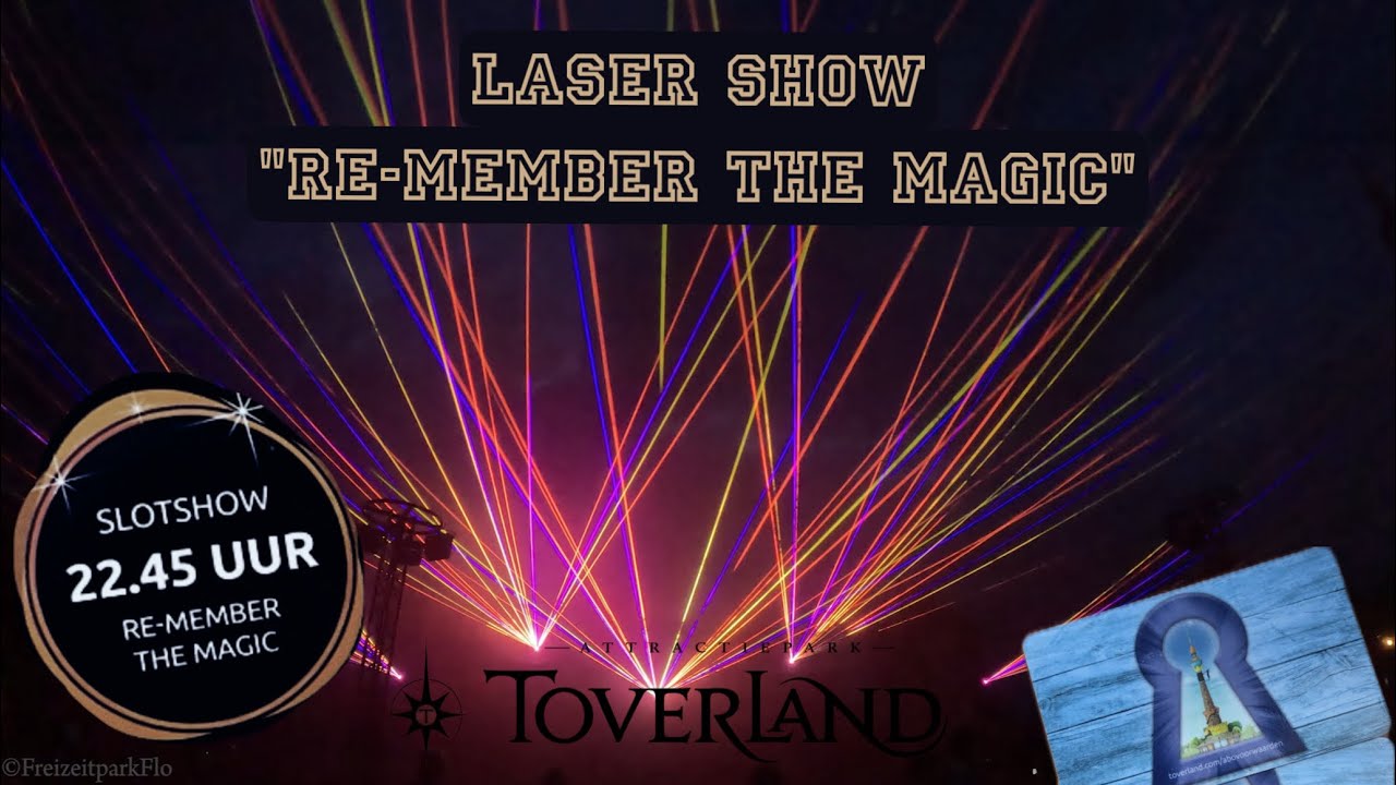 Lasershow „Re-Member The Magic“ - Toverland Magic Member Night 2024 (29.06.2024) [4K] - YouTube