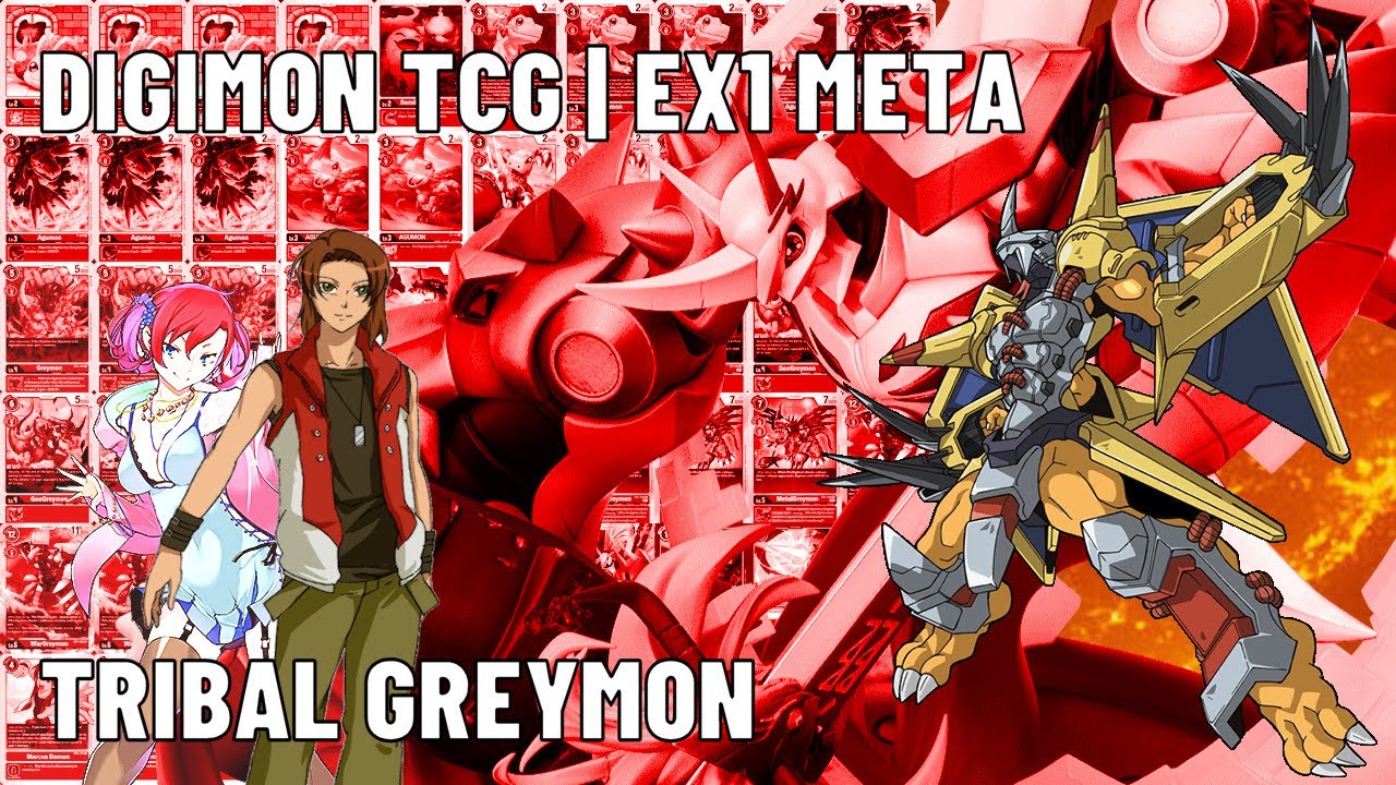Digimon TCG | EX1 Meta | Tribal Greymon - YouTube