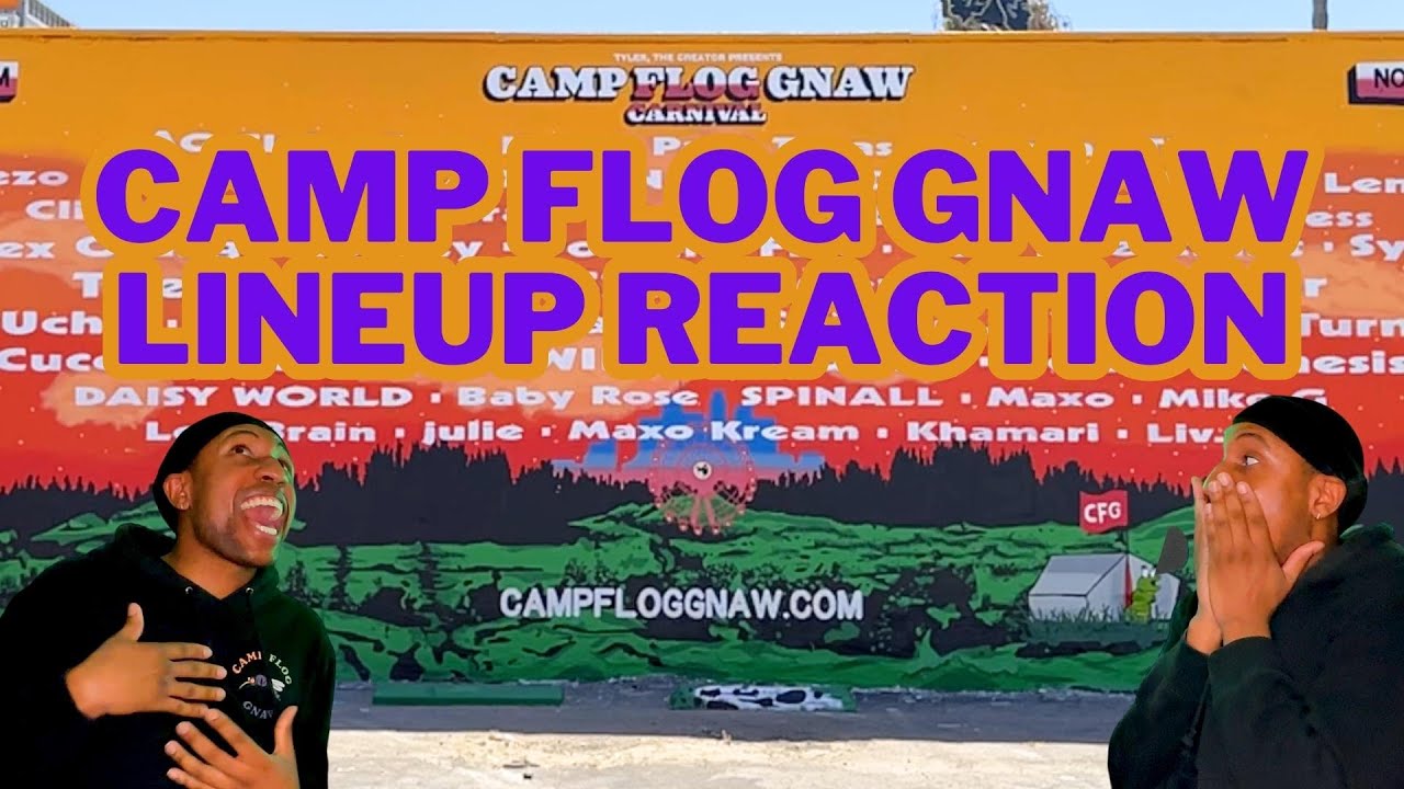 Camp Flog Gnaw 2023 Lineup Twitch Stream Reaction - YouTube