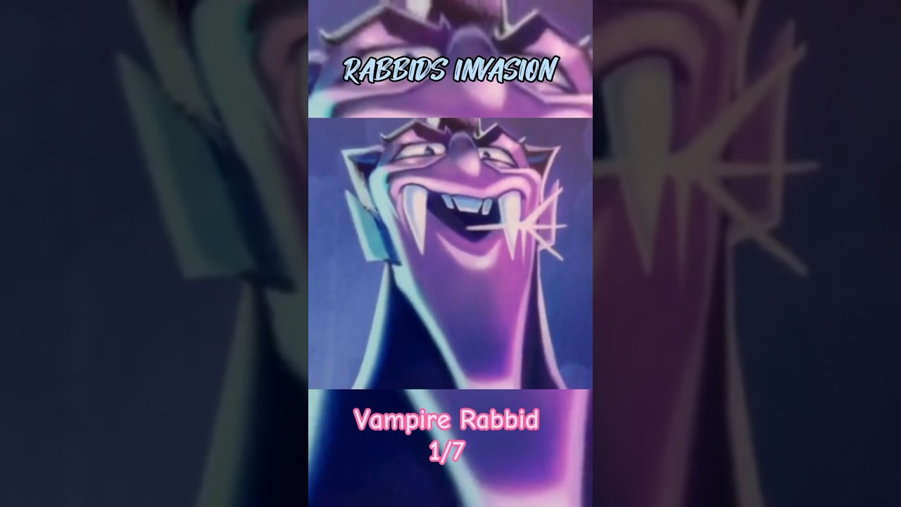 RABBIDS INVASION (vampire Rabbid 1/7) #rabbidsinvasion #shorts #funny ...