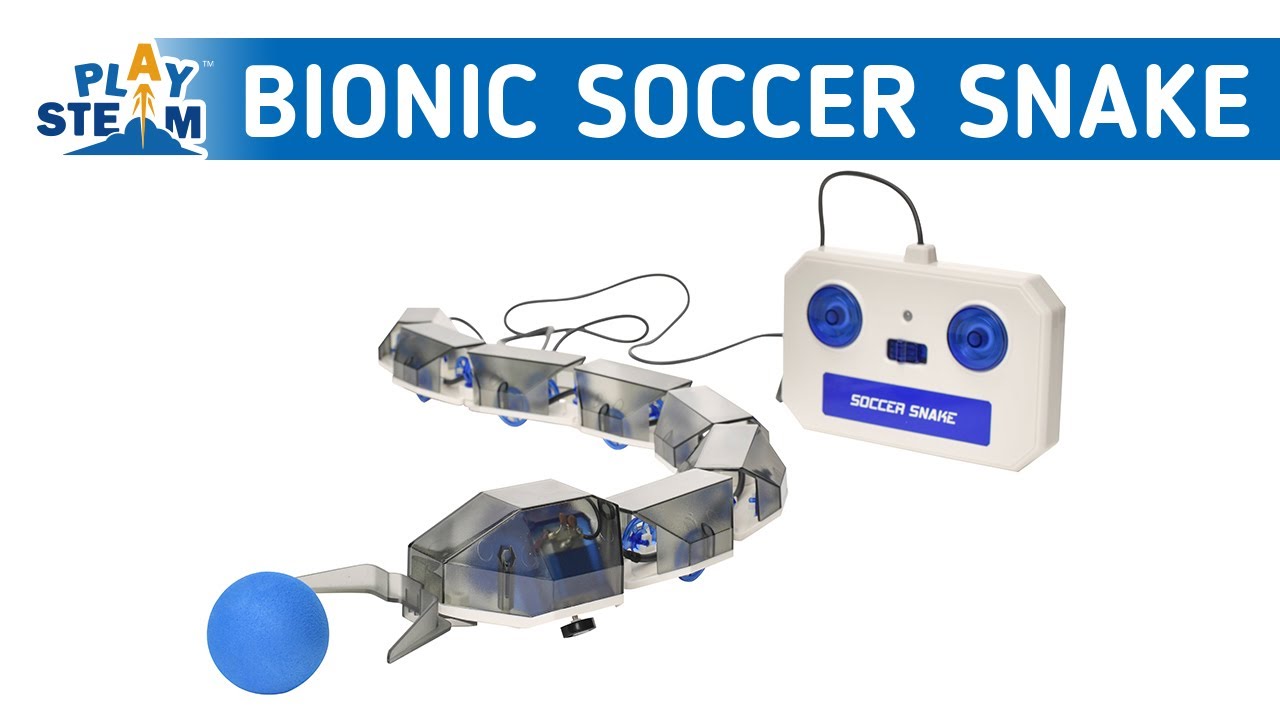 PlaySTEAM Bionic Robot Soccer Snake - YouTube