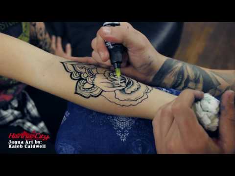 Amazing temporary tattoo made with jagua gel - Henna City